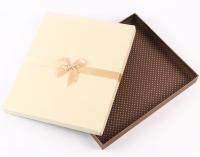 China AI Rigid Cardboard Gift Boxes Ivory Luxury Paper Box for sale
