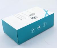 China Custom Printed 250gsm Earphone Packaging Box C1S Coated for sale