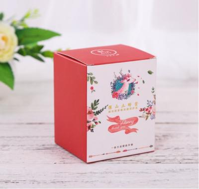 China Cup Shipping Foldable Square Tuck In Flap Boxes Full Color Offset Printing for sale