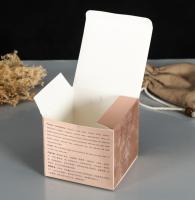 China C1S Paper Foldable Cardboard Box Gold Foil Mask Packing for sale