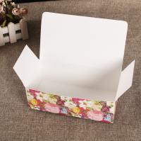 China Handcrafted Ivory Board Box Folding Fancy Gift Boxes ISO9001 for sale