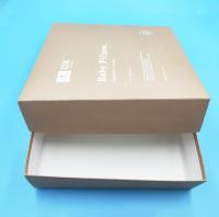 China PDF Rigid Gift Ivory Board Box With Lids 200*200*50mm for sale
