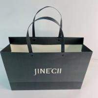 China Matt Laminated Kraft Paper Shopping Bags With Handle Offset Printings for sale