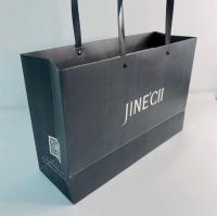 China Matt Laminated Kraft Paper Shopping Bags With Handle Offset Printings for sale