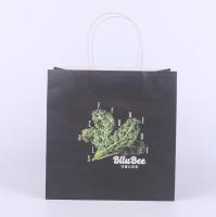 China CMYK Printing Wide Base Paper Carrier Bags for sale