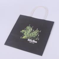 China CMYK Printing Wide Base Paper Carrier Bags for sale
