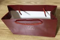 China Gloss Laminated Kraft Paper Shopping Bags OEM Durable Paper Bag 120gsm for sale