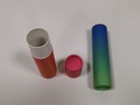 China Pantone Cylinder Cardboard Packaging Cosmetics Kraft Paperboard Tubes 150*35mm for sale
