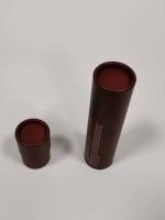 China ROHS Red Cylinder Cardboard Packaging for sale