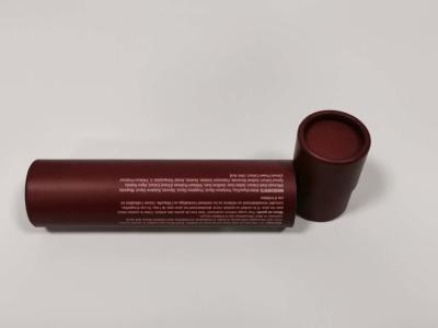 China ROHS Red Cylinder Cardboard Packaging for sale
