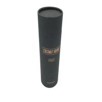 China 157gsm Cylindrical Cardboard Containers Gold Foil Paper Wine Tubes for sale