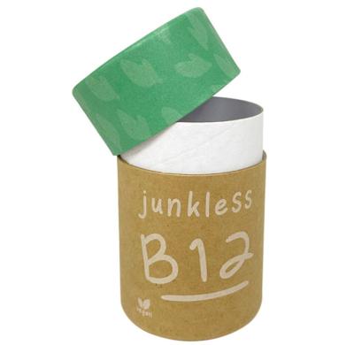 China 140mm Cylinder Cardboard Packaging Handmade Kraft Paper Cylinders for sale