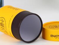 China 157gsm Paper Cylindrical Gift Box With Lid CMYK Printing for sale
