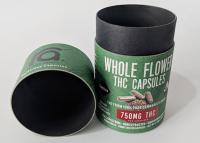 China Recyclable Cardboard Cylinder Containers 4C Offset Printing for sale
