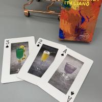 China Personalized Design 63*88mm Matt Varnished 300gsm Art Paper Poker Cards for sale