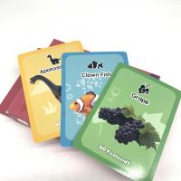 China Biodegradable Educational Flash Card Non Toxic 350gsm for sale