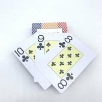 China 63*88mm 54Cards With 0.32mm Thickness 100% Plastic Poker Cards for sale