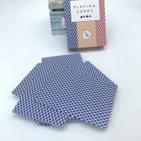 China 63*88mm 54Cards With 0.32mm Thickness 100% Plastic Poker Cards for sale
