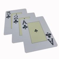 China 0.32mm Plastic Poker Cards SGS Custom Logo Playing Cards for sale