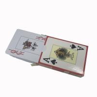 China 0.32mm Plastic Poker Cards SGS Custom Logo Playing Cards for sale