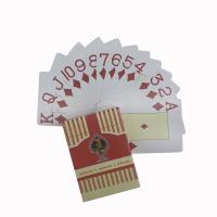 China 0.32mm Plastic Poker Cards SGS Custom Logo Playing Cards for sale