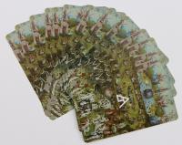 China Plastic Playing 0.32mm PVC Poker Cards Matt Laminated for sale