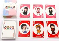 China SGS C2S Printable Custom 52 Card Deck Matt Oil Varnishing for sale