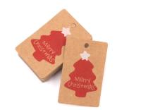 China Recyclable PDF Kraft Paper Hang Tags Swing For Christmas Gifts for sale