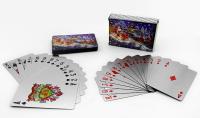 China Flexible 0.32mm Waterproof Plastic Playing Cards for sale