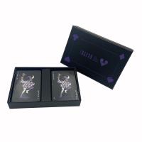 China Custom Logo Printed Waterproof 0.3 - 0.32mm PVC Poker Cards for sale