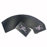 China Custom Logo Printed Waterproof 0.3 - 0.32mm PVC Poker Cards for sale