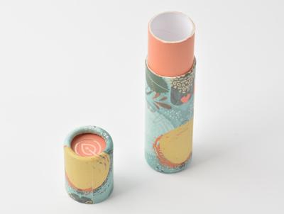 China CMYK Printed Cardboard Paper Tube ODM For Lipstick for sale