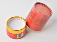 China Gold Foil Rigid Cylinder Cardboard Tube 30ml For Cosmetic Packaging for sale
