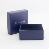 China CMYK Printing Square Rigid Cardboard Gift Boxes 150x150x60mm With Silver Foil Stamping for sale