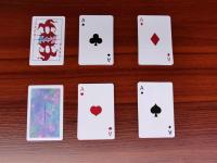 China Custom Eco Friendly 300gsm C2S Art Paper Poker Cards 57x87mm for sale