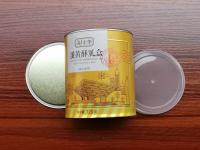 China Food Grade CMYK Printing Foil Sealed Kraft Paper Cylinders Dia 85mm For Pecans for sale