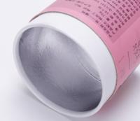 China Aluminum Foil Laminated Kraft Paper Food Cylinder Packaging With CMYK 4C Printing for sale