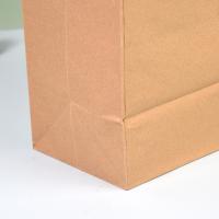 China Food Grade Take Away Kraft Paper Shopping Bags White Card Paper Bags for sale