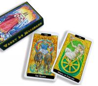 China Customized Gold Foil 350gsm Coated Paper Tarot Cards 70x120mm With Tuck Box for sale