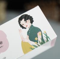 China Custom Logo Printed Ivory Board Box 250gsm White Card Paper Box For Healthy Food for sale