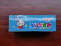 China Matt Laminated Water Resistant Ivory Board Box With Clear PVC Window for sale