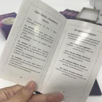China Customized Matt Laminated 78 Tarot Cards 350gsm Paper Oracle Cards With Booklet for sale