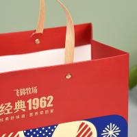 China 250gsm Kraft Paper Shopping Bags Matt Laminated Firm Coated Paper Bags for sale