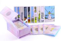 China 400gsm Coated Paper Tarot Cards 78 Oracle Cards With Magnetic Box for sale