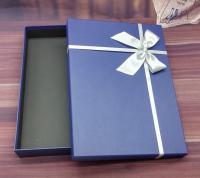 China Custom Made Rigid Cardboard Boxes With Ribbons For Gifts Packaging for sale