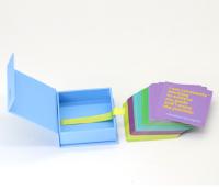 China SGS Rigid Magnetic 350gsm Paper Tarot Cards CMYK Full Colors Printed for sale