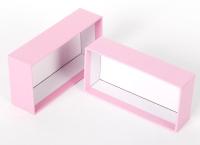 China 2mm Rigid Cardboard Gift Boxes Pink Printed Recyclable For Cosmetics for sale
