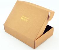 China Handmade Foldable Kraft Paper Boxes For Mailing Packaging for sale