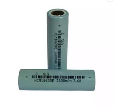 China ICR18650 2600mAh 3.6V Lithium Battery Cell with 3C Rate and 7.8A Discharge Current for Smart Furniture for sale