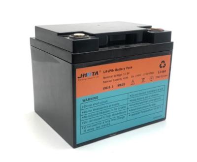 China JHOTA Lifepo4 12.8V 42Ah Lithium Iron Phosphate Battery with 3000 Cycle Life and IP55 Rating for sale